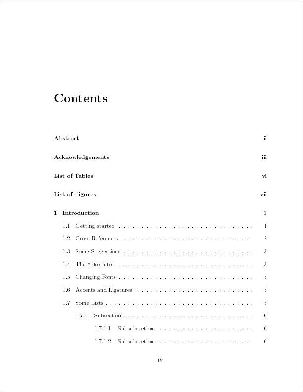 Thesis In Latex Template